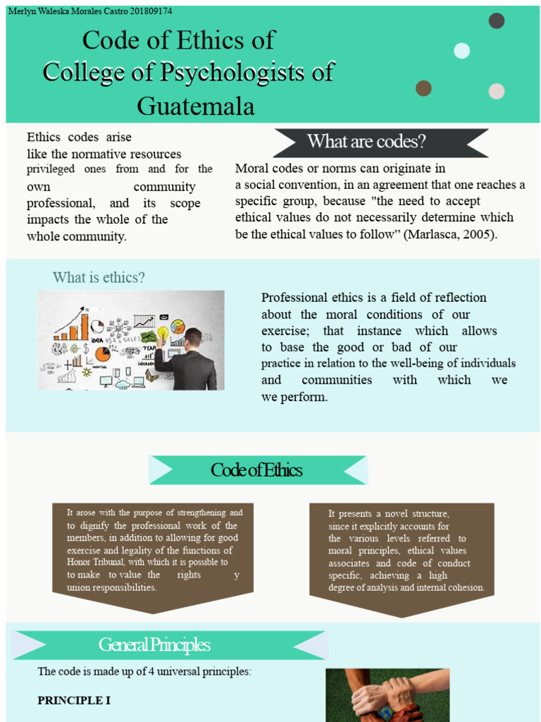 Infographic Code of Ethics | PDF