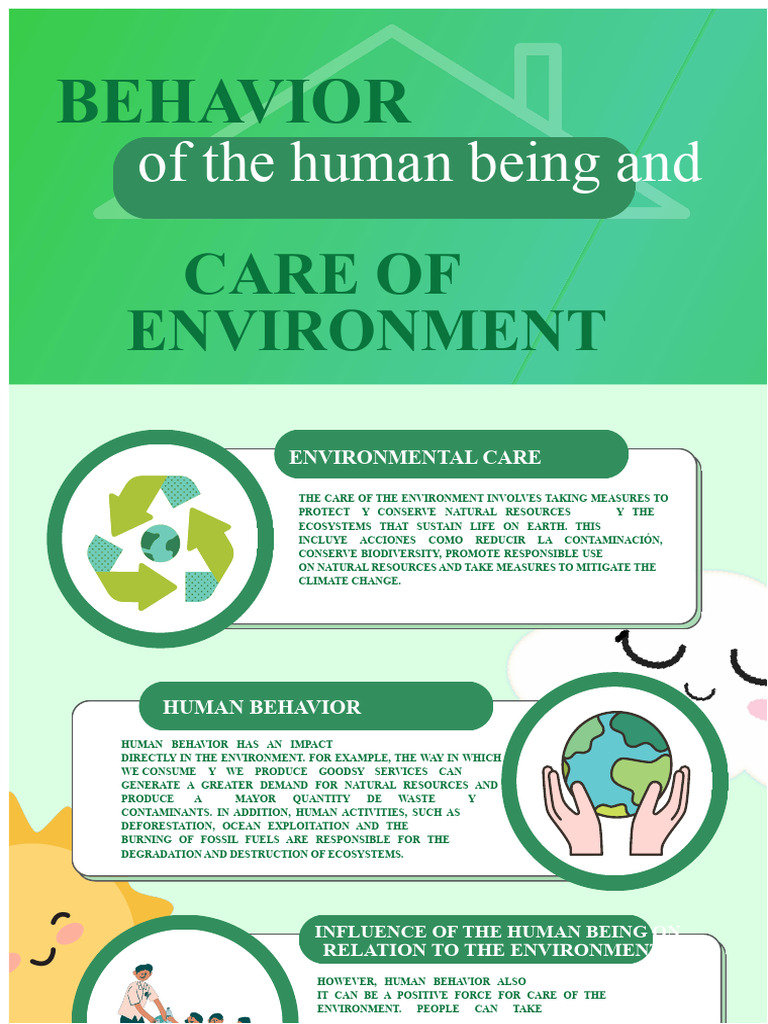 Human Impact on Environmental Care | PDF