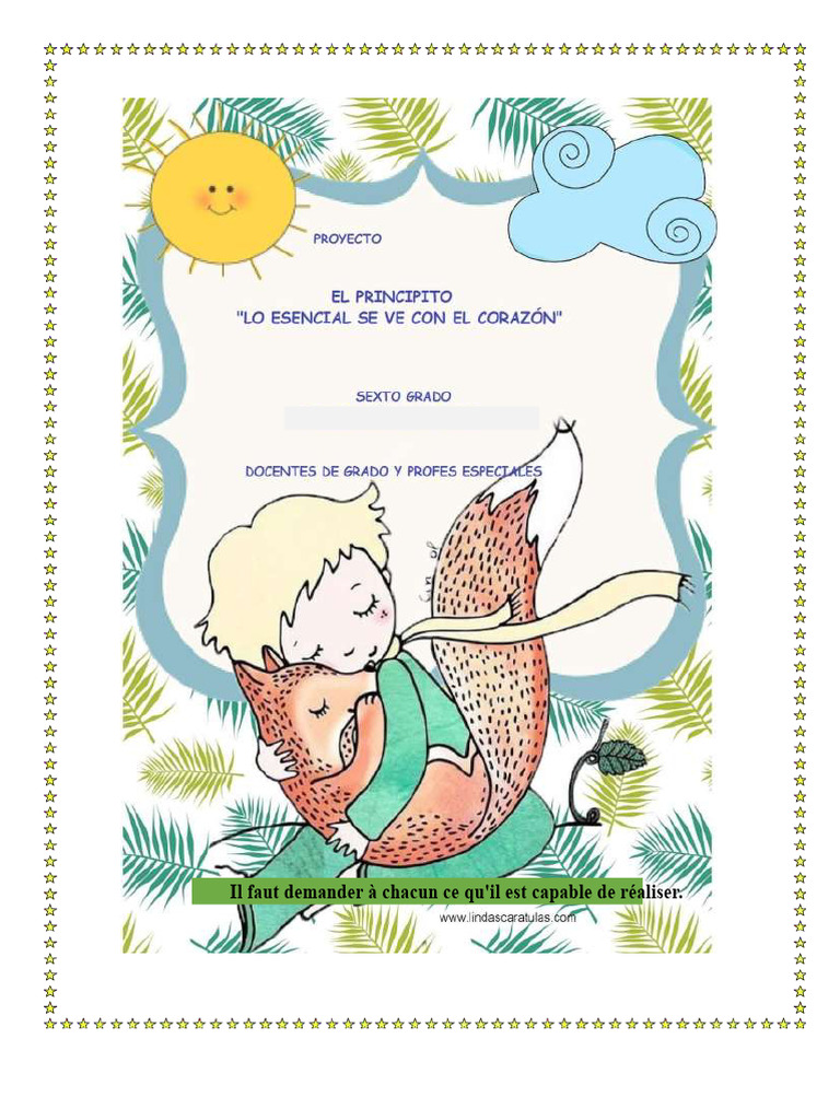 Projet éducatif autour du Petit Prince | PDF | Le Petit Prince
