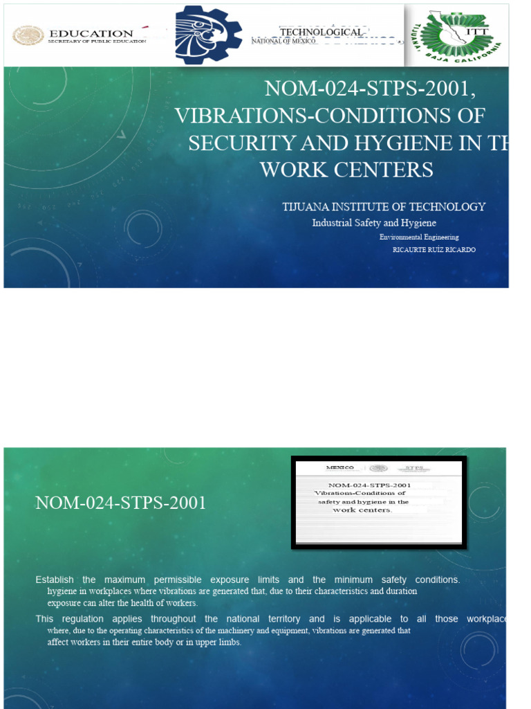 Vibration Safety Standards in Workplaces | PDF | Diseases And Disorders ...