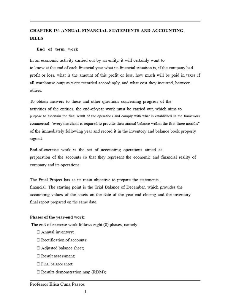 Class On Final Project Work | PDF | Debits And Credits | Balance Sheet