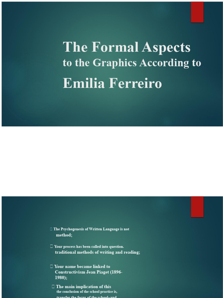 The Formal Aspects of Graphic Representation According To Emília ...