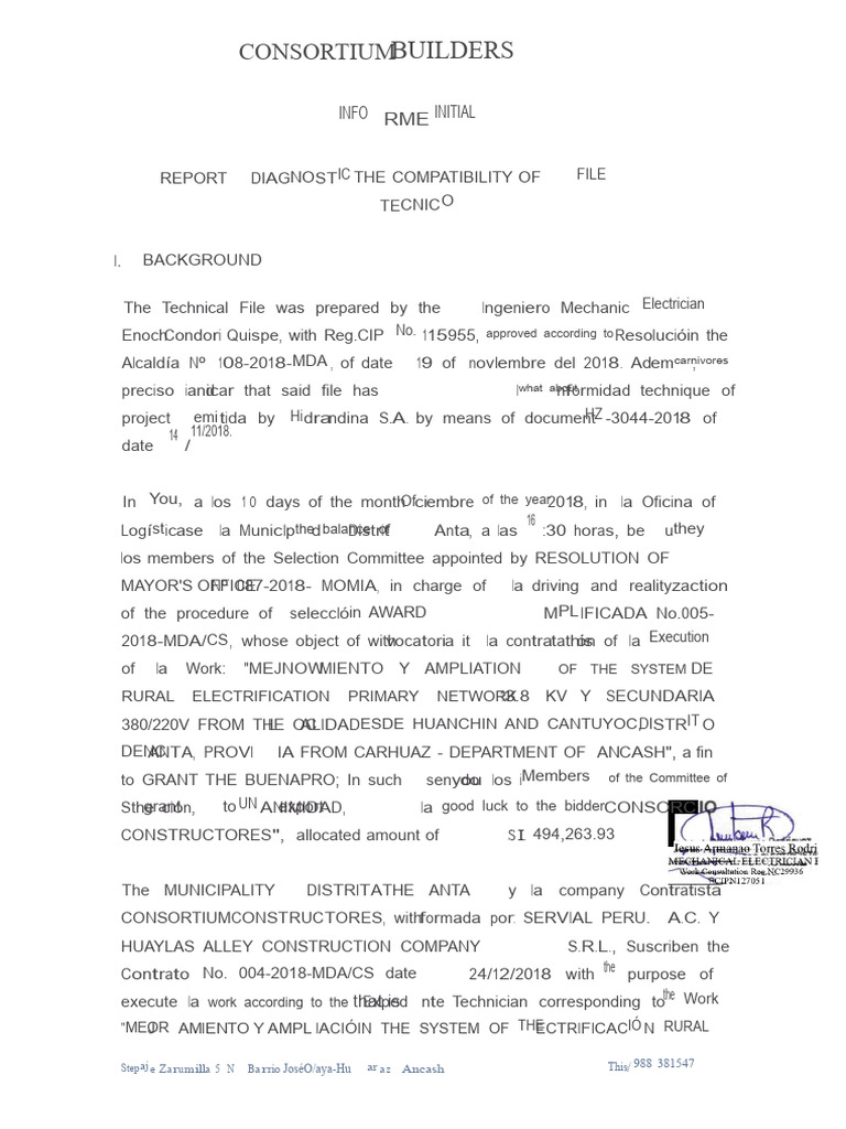compatibility report | PDF