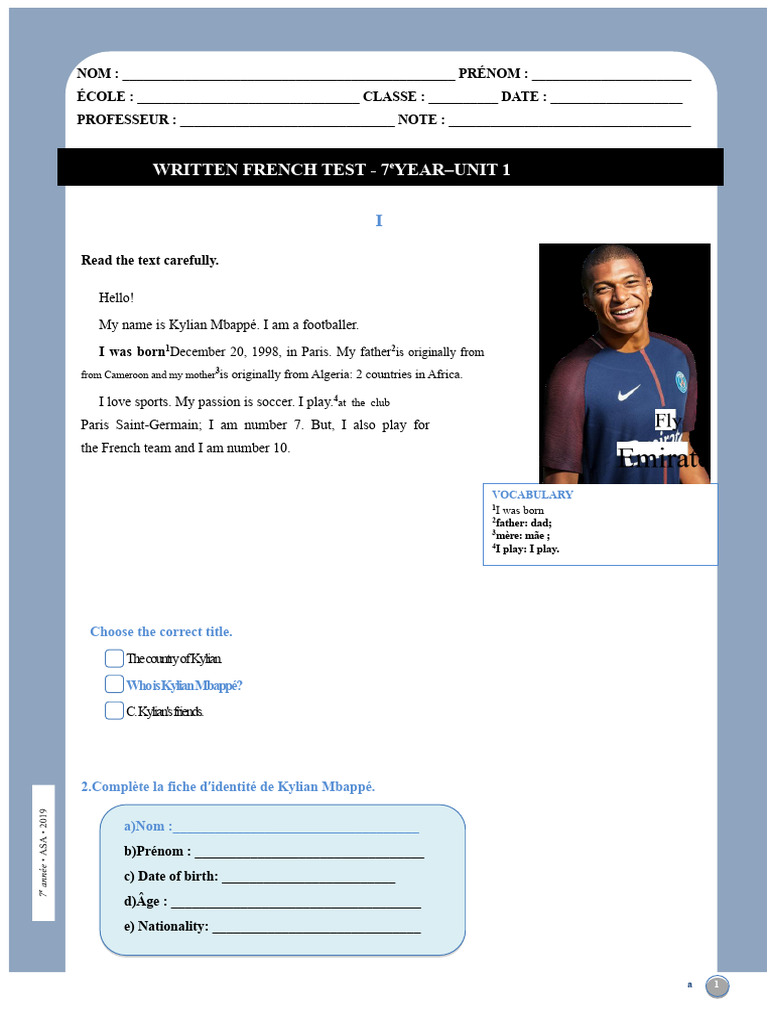 test French | PDF