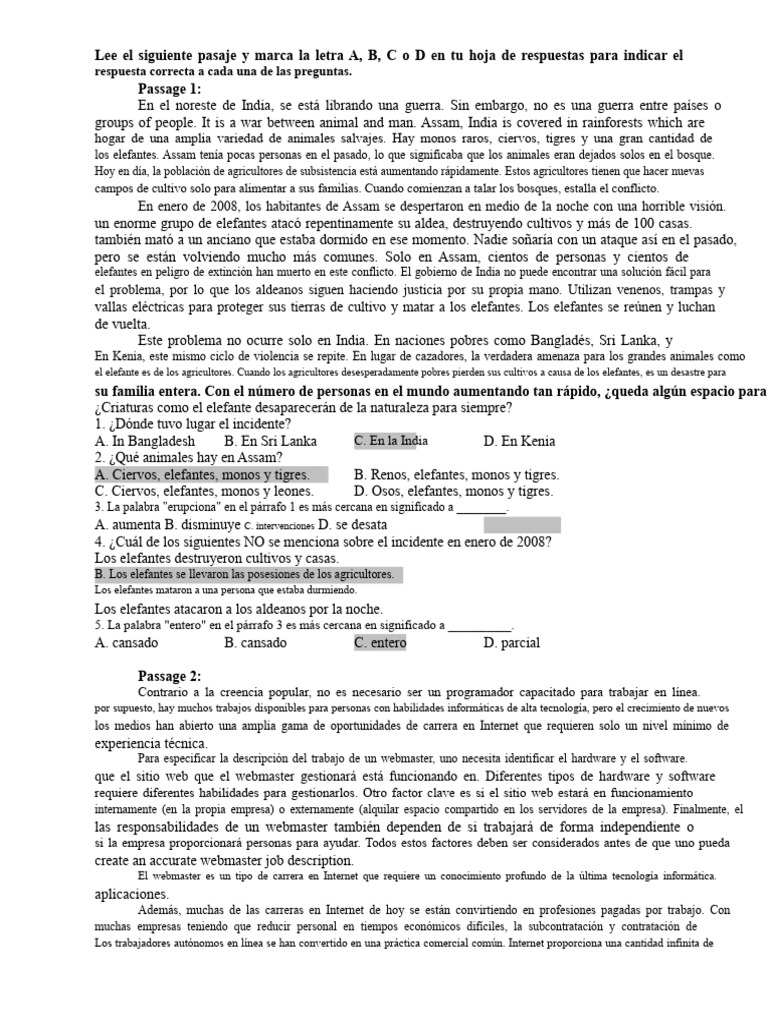 Lectura Comprensiva (U6 - U8) | PDF | Robot | Robótica