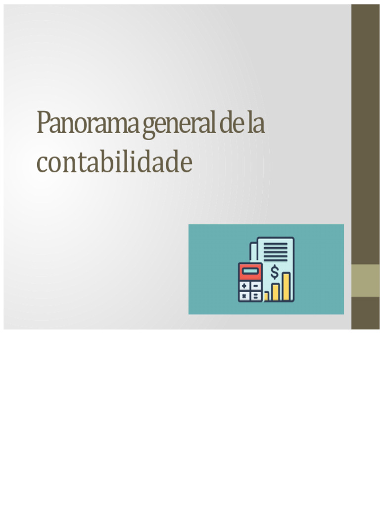 2. Panorama geral da contabilidade | PDF | Contabilidade