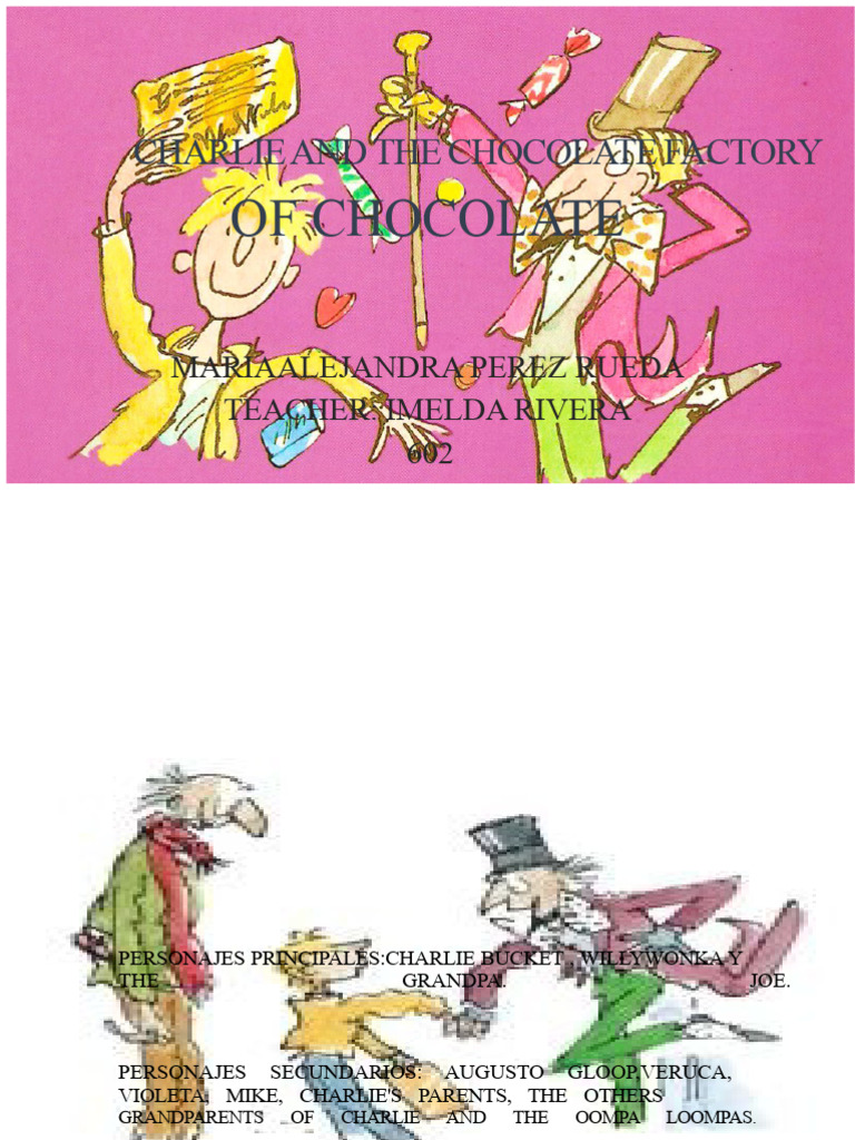 Charlie and the Chocolate Factory Power Point Aleja | PDF | Chocolate ...