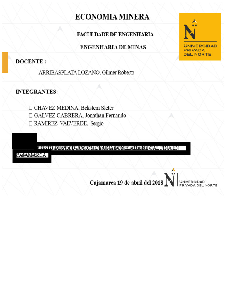 Custos de Produção de Cal Ppt | PDF | Cálcio | Mineração