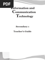 ICT Teacher's Guide for S4 Education | PDF | Educational Assessment ...