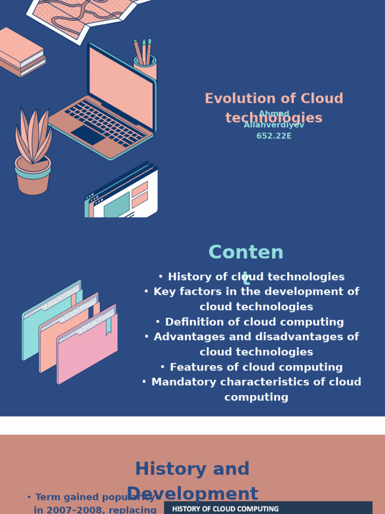 Evolution of Cloud Technologies | PDF | Cloud Computing | Software As A ...