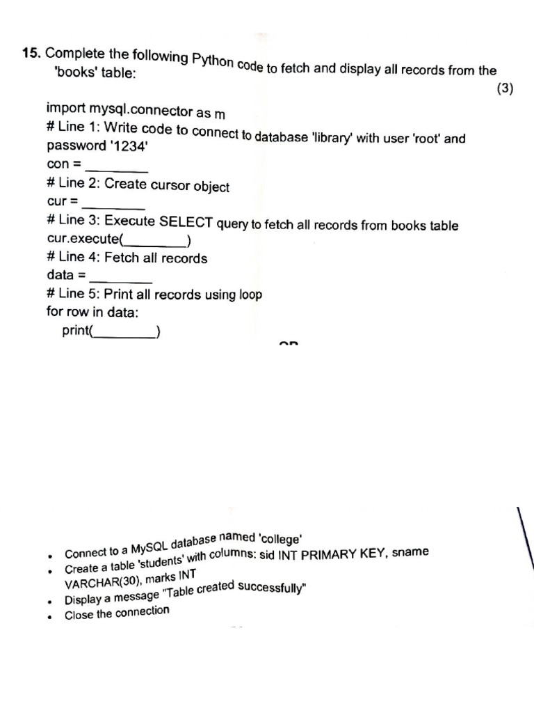Comp Questions | PDF