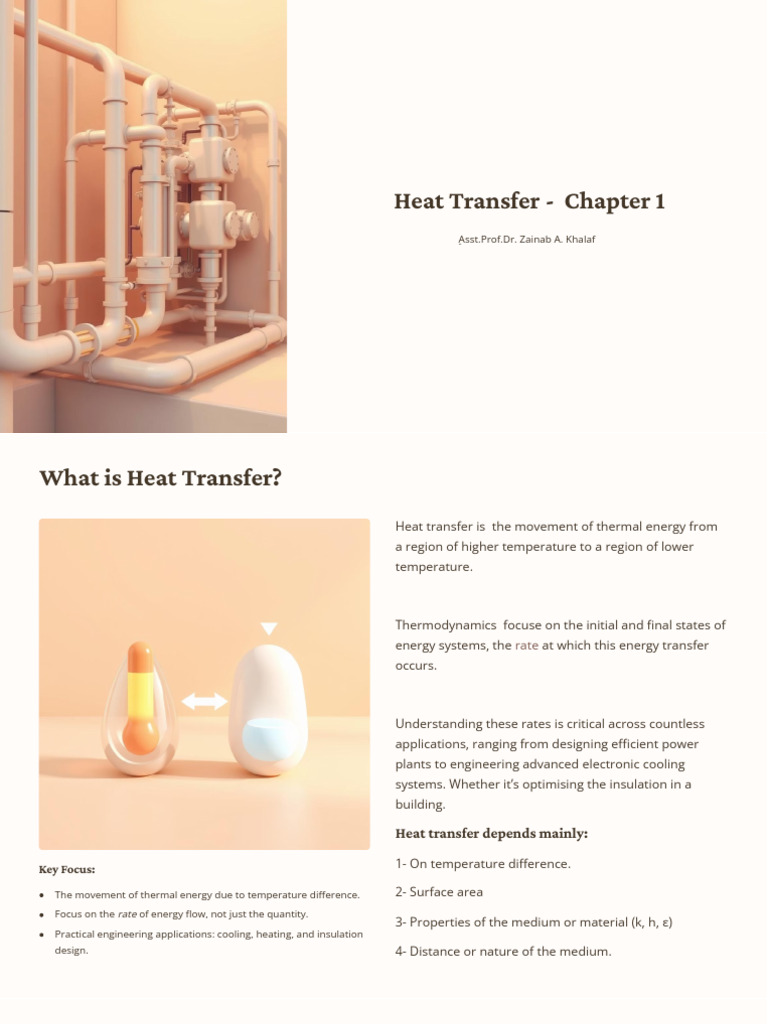 Understanding Heat Transfer Mechanisms | PDF | Heat Transfer | Thermal ...
