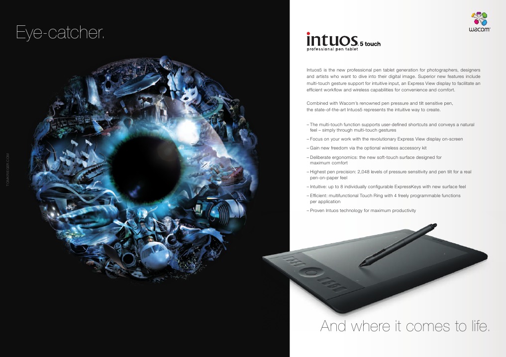 Wacom intuos 5 Touch Tablets | Touchscreen | Computer Hardware