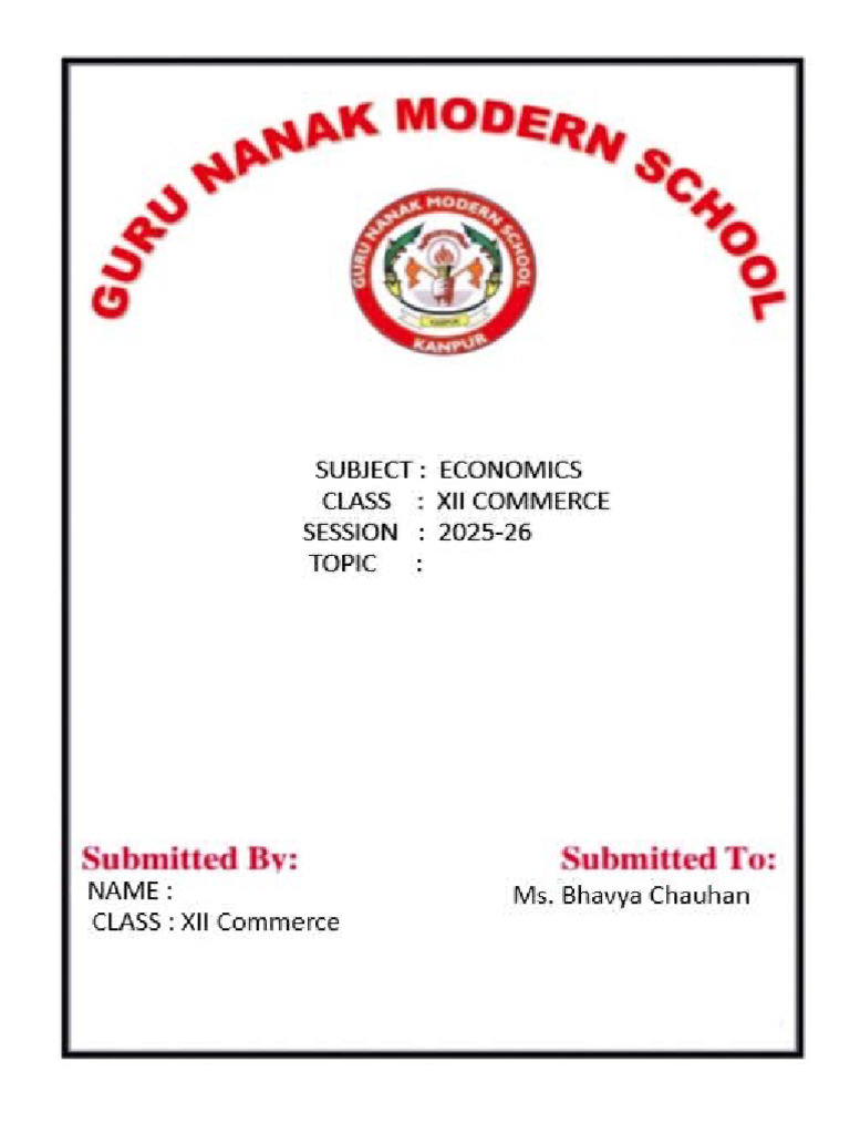 Class XII Project Certificate Template | PDF