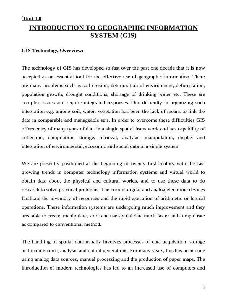 Introduction to Geographic Information Systems | PDF | Geographic ...