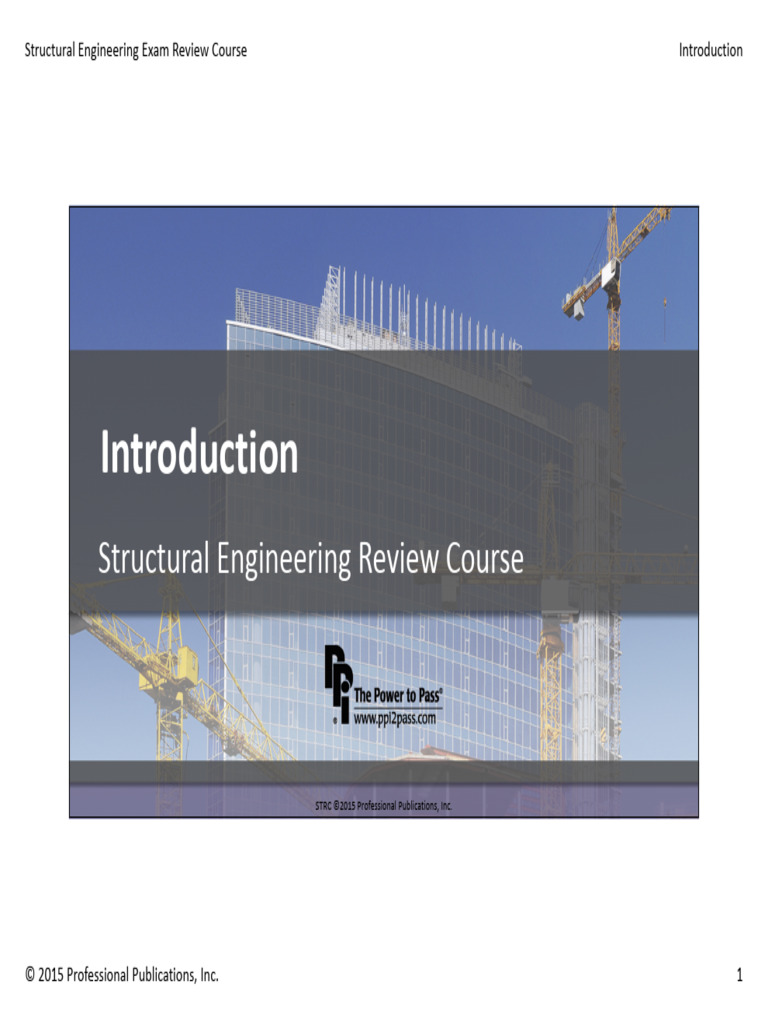Structural Engineering Exam Prep Course | PDF | Calculator | Structural ...