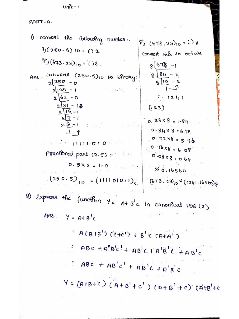DSD Unit 1 | PDF