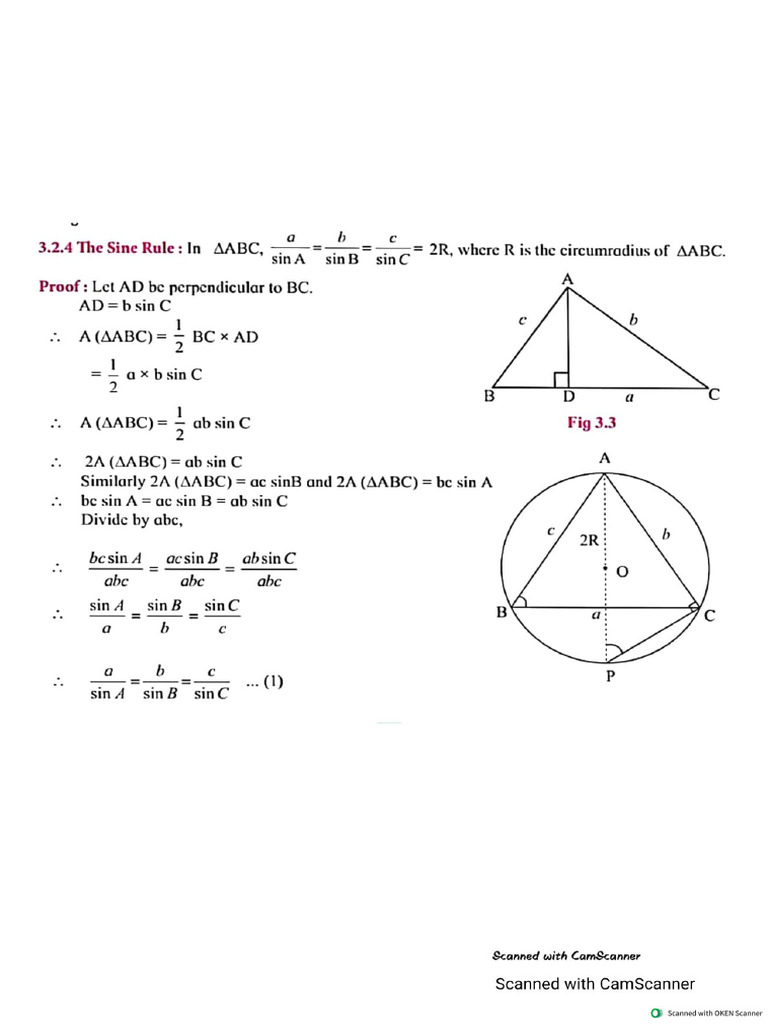 All Theorems, Properties, Rules (Maths 1 & 2) | PDF