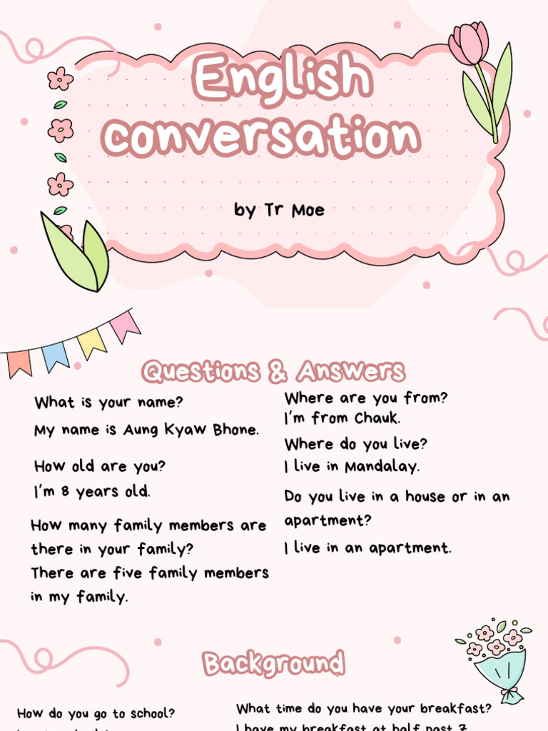 English Conversation for Kids | PDF