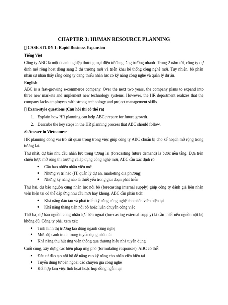 Case study mẫu | PDF