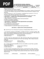Class X IT Sample Question Paper Blueprint | PDF | Computing