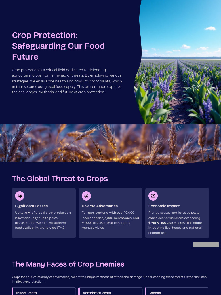Crop Protection Strategies for Food Security | PDF | Pest (Organism ...