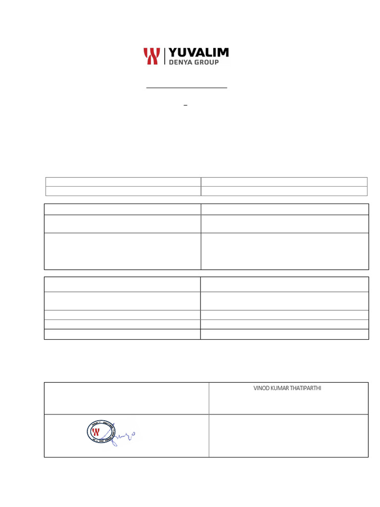 Israel Offer Letter Vinod Kumar Thatiparthi PDF | PDF
