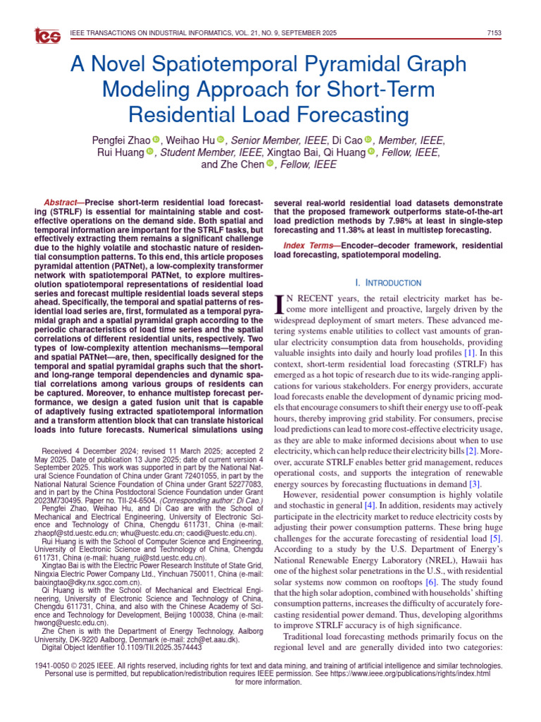 A Novel Spatiotemporal Pyramidal Graph Modeling Approach for Short-Term ...