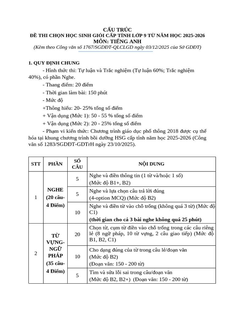 THCS - Tieng Anh | PDF