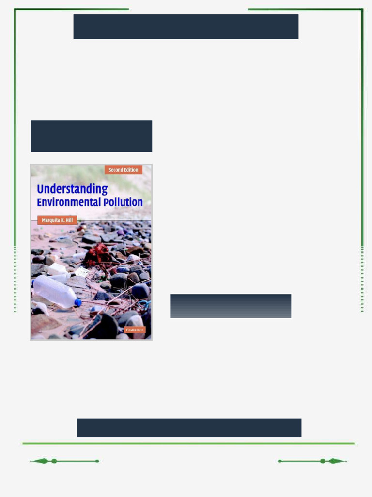 Understanding environmental pollution a primer 2nd ed Edition Marquita ...