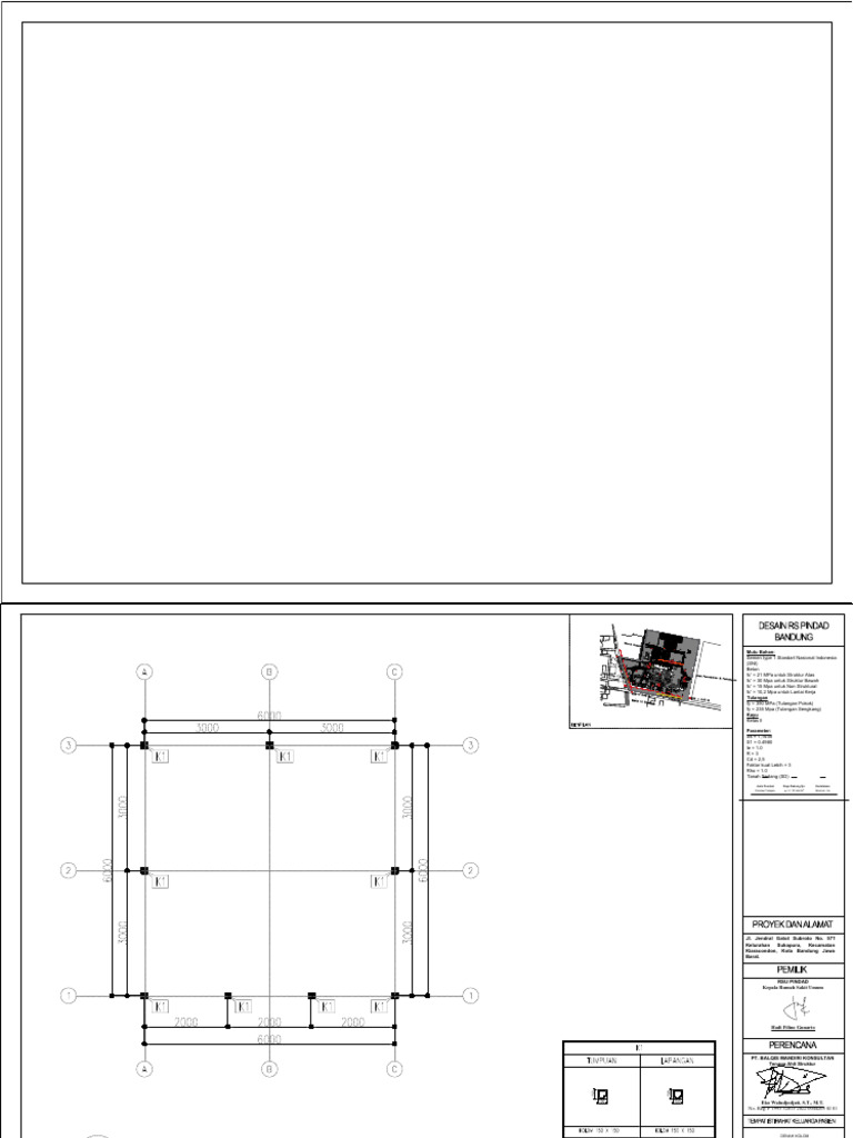 Desain Struktur RS Pindad Bandung | PDF