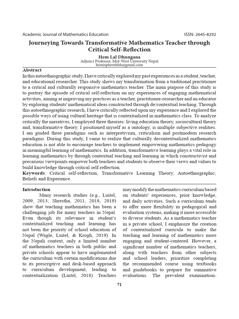 7+Math+Journal+-+2023+(1) | PDF | Teachers | Constructivism (Philosophy ...