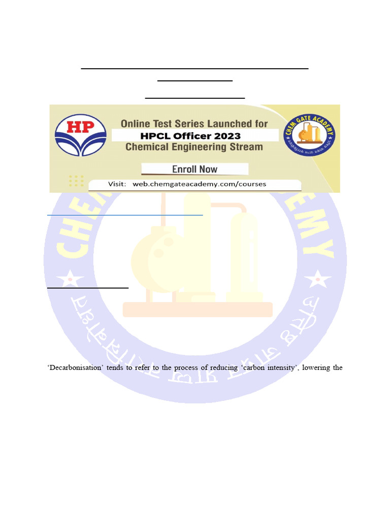 HPCL 2023 Chemical Engineering Syllabus | PDF | Environmental ...