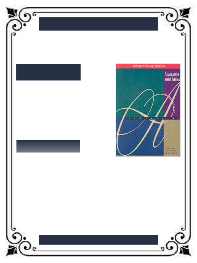 Simulation with Arena 2nd Edition David W. Kelton ebook clean rebuild ...