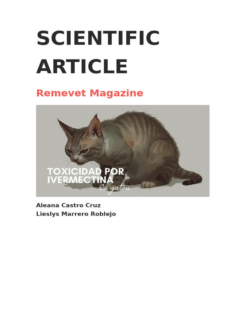 SCIENTIFIC ARTICLE | PDF | Inhibitory Postsynaptic Potential | Neuroscience