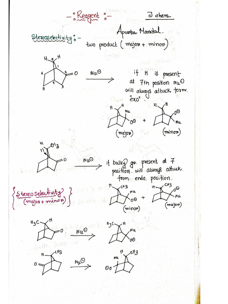 Complete Reagents in Organic Chemistry and Which Are Required To Csir ...