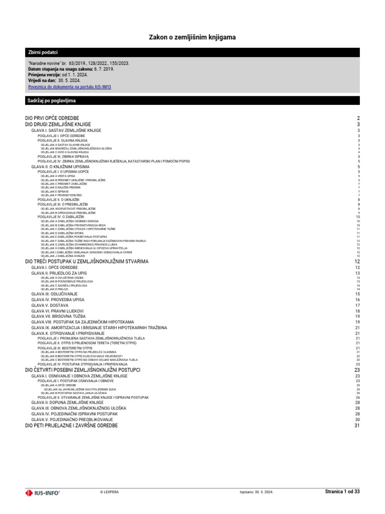 zakon-o-zemljisnim-knjigama (v3) | PDF