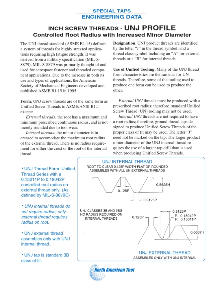 NATool Tap EnginData6 | PDF | Root | Screw