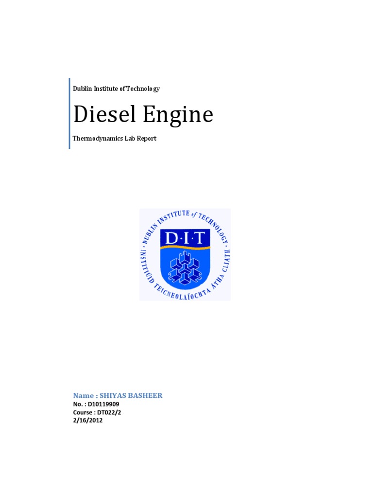 Diesel Engine | PDF | Diesel Engine | Fuel Efficiency