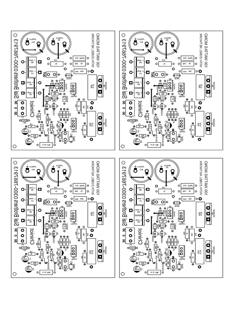100 Watt Mono Amplifier Using 2SC5200 FORANT | PDF