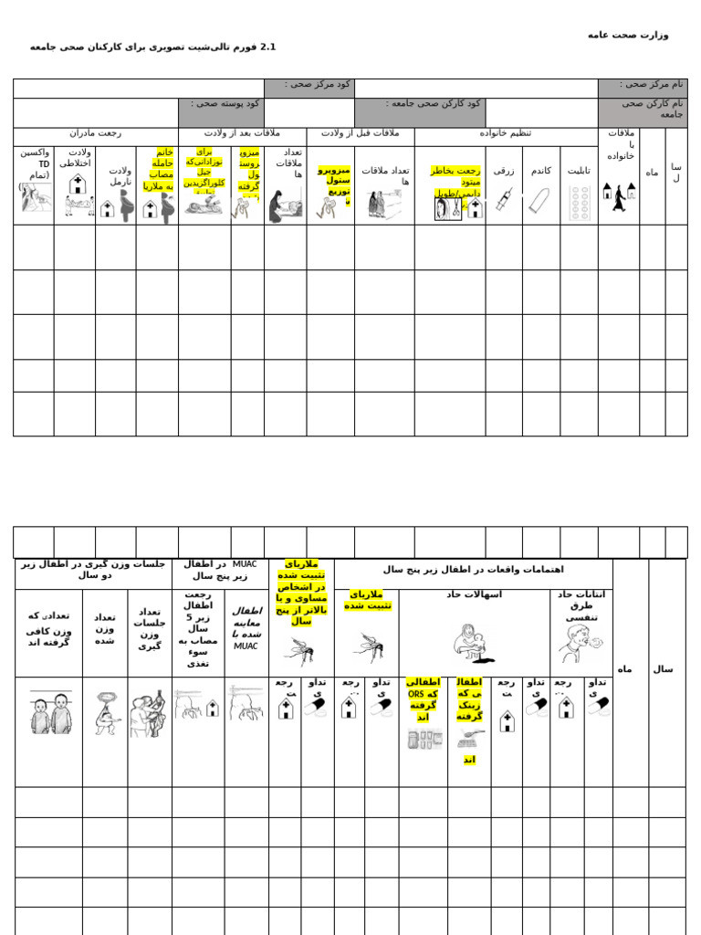 Pictorial Tally Sheet | PDF