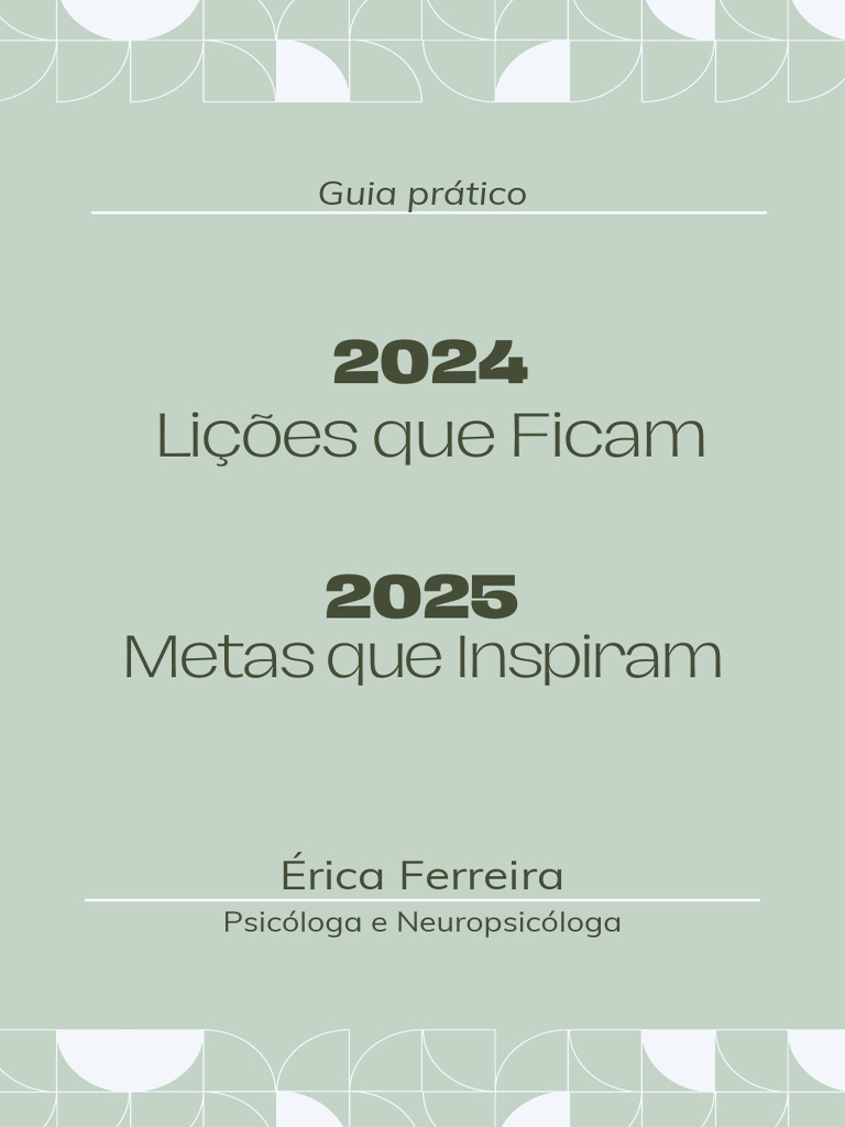 Reflexões e Metas para 2025 | PDF
