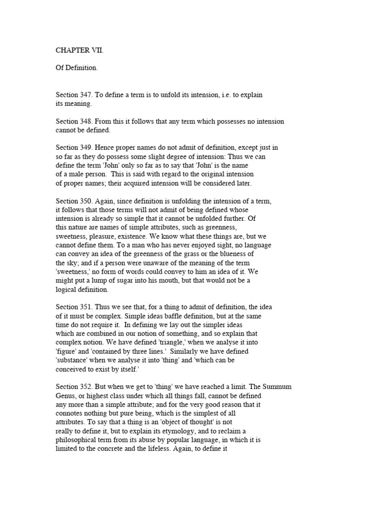 Deductive Logic 013 Part 2 Chapter 7 | PDF | Definition | Angle