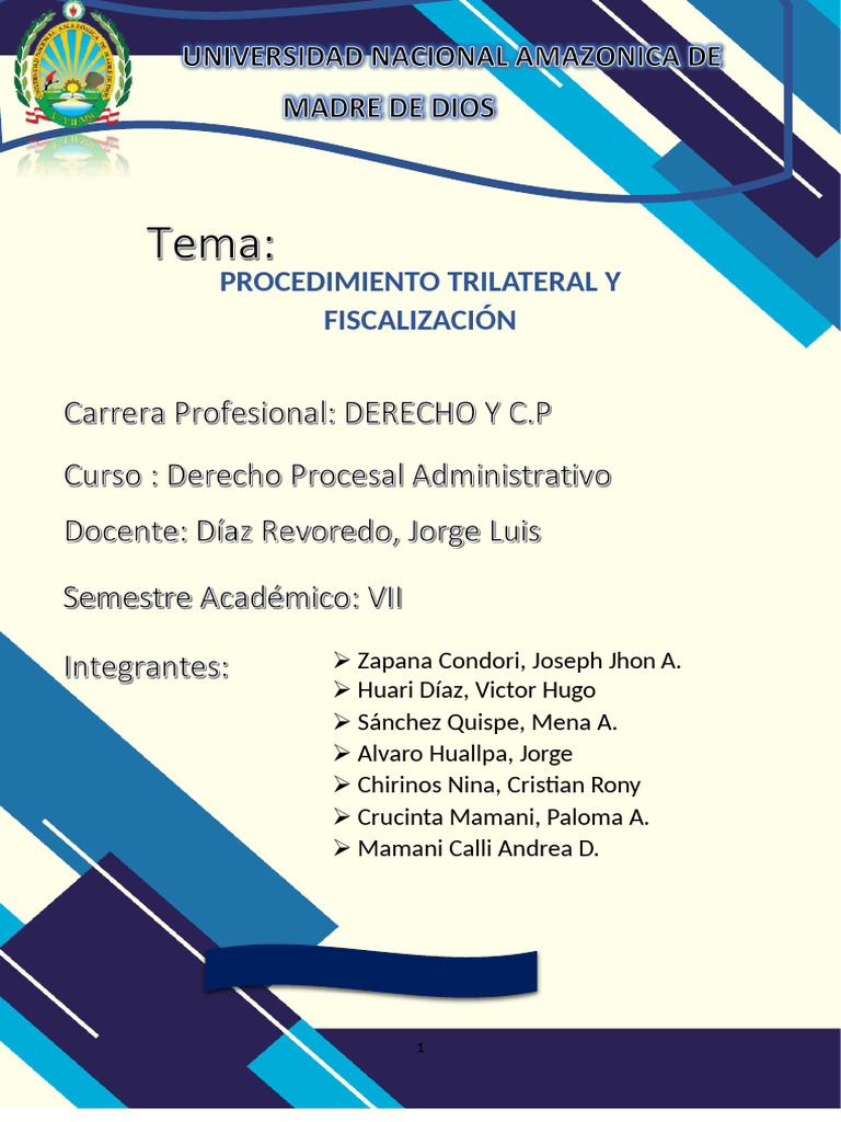 MONOGRAFIA PROCEDIMIENTO TRILATERAL Y FISCALIZACION 2.0 | PDF ...