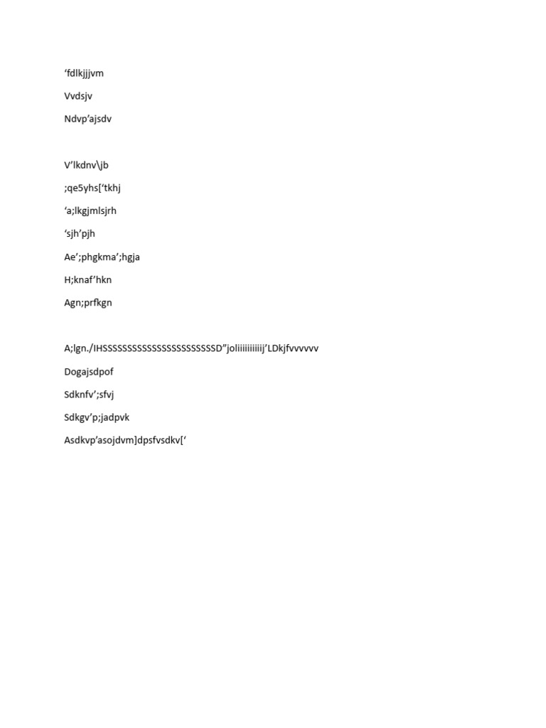 l;Gdsjkps[Rtouy | PDF