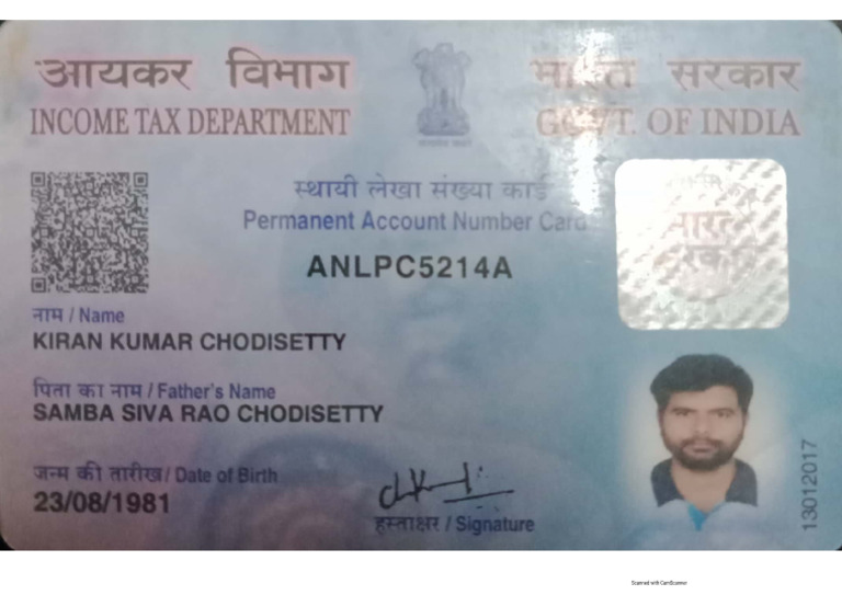 Pan Card-1 | PDF