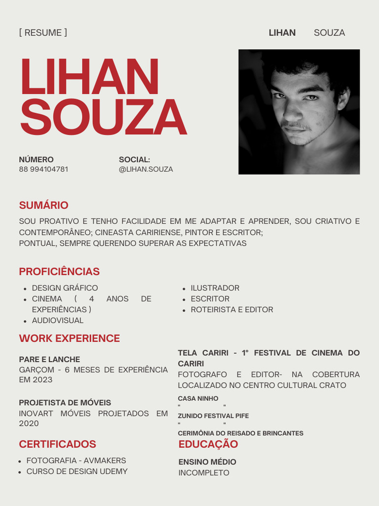 Cópia de Red Black Bold Graphic Designer Resume_20251209_094605_0000 | PDF