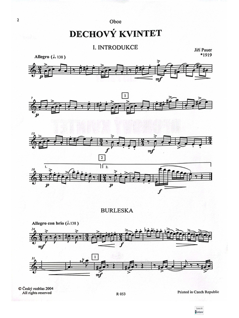 Pauer Quintet | PDF