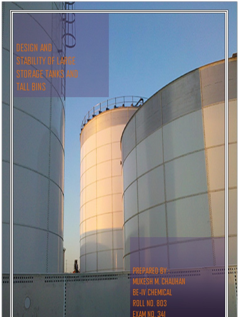 Design and Stability of Storage Tanks | PDF | Buckling | Friction