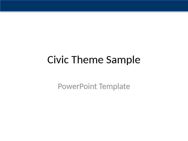 Civic Template | PDF
